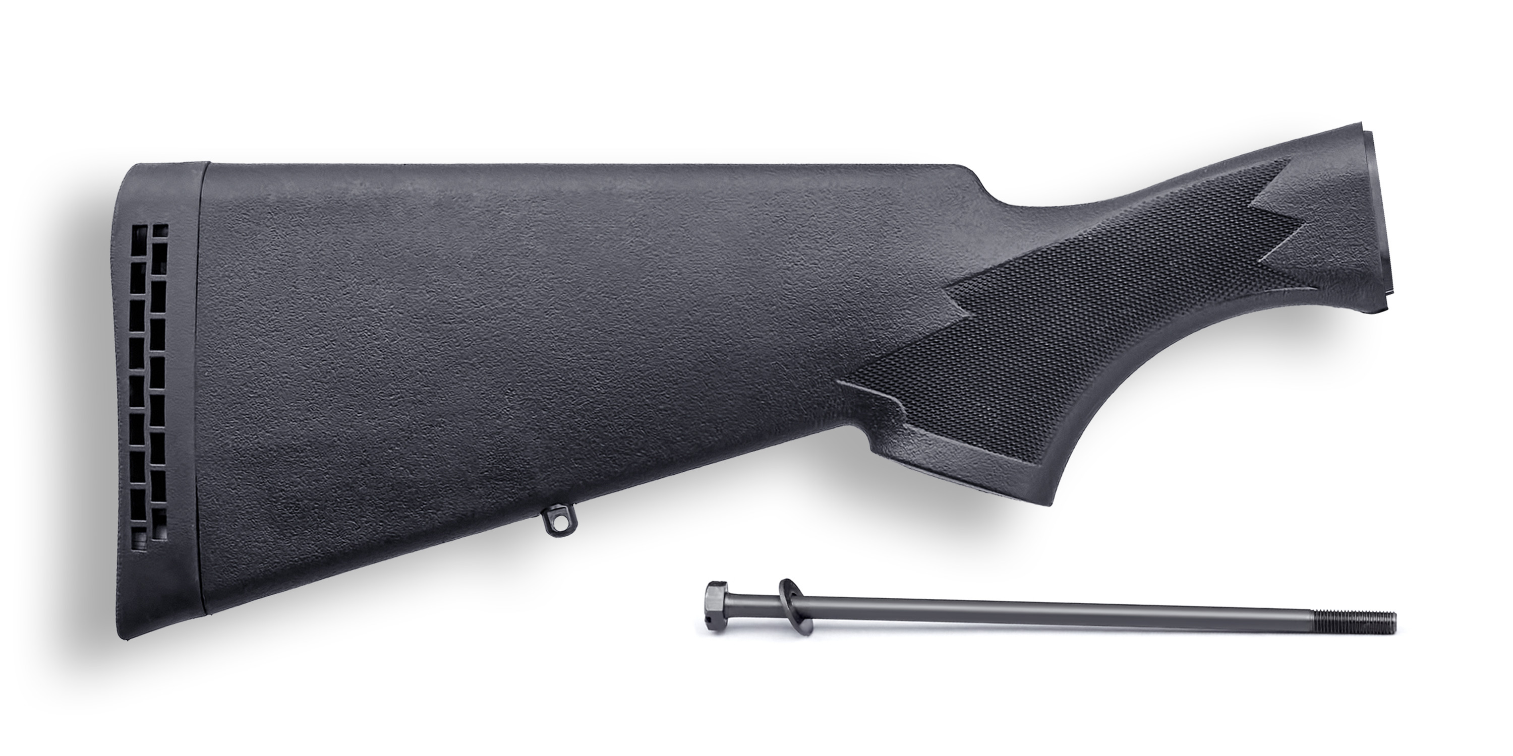 0.742kg Metal Steel Pistol Grip Tactical Shotgun Stock 343 × 125 × 38mm